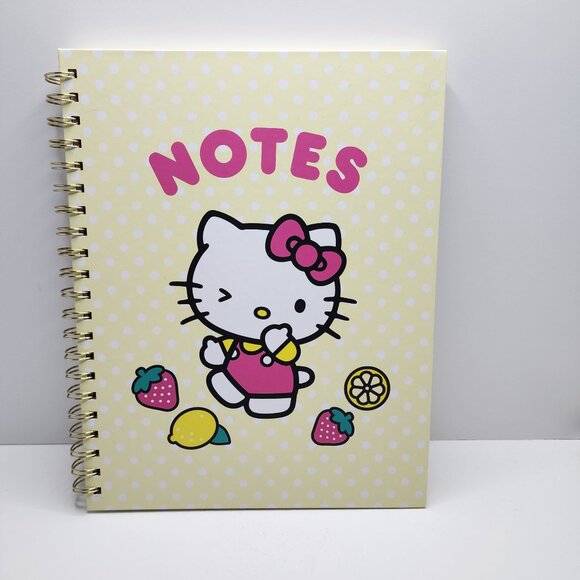 Hello Kitty | Office | Hello Kitty Strawberry Lemon Spiral Bound ...